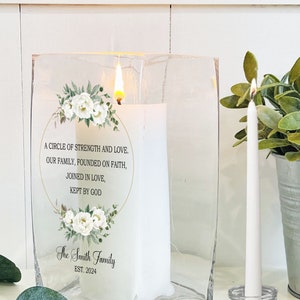 Family Unity Candle Set, Blended Family Unity Ceremony, Custom Unity ...