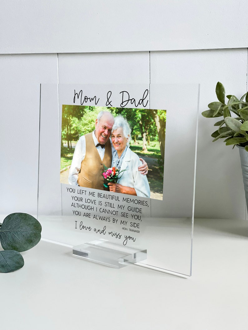Loss of Mom & Dad Photo Frame Dad Memorial Frame Memorial - Etsy
