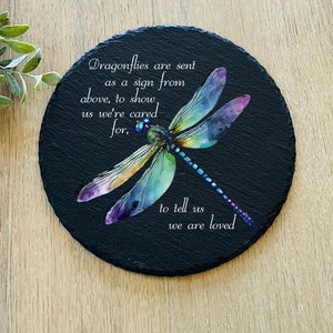 Garden Stone, Temporary Grave Stone for Loss of Loved One, Slate Grave ...