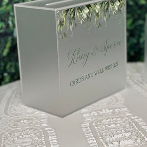 Wedding Card Box, Acrylic Card Box, Personalized Card Box, Custom ...