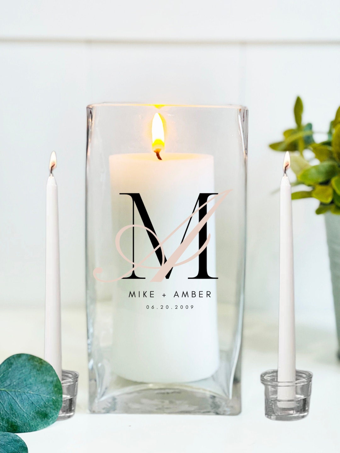 Family Unity Candle Set, Blended Family Unity Ceremony, Custom Unity ...