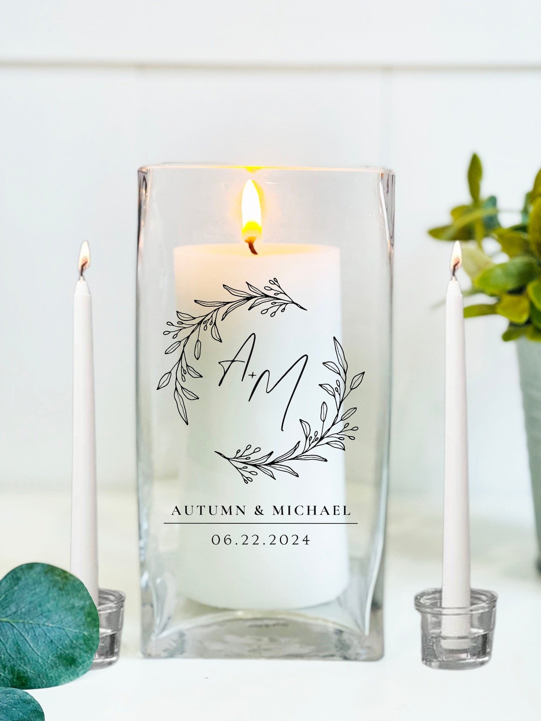 Family Unity Candle Set, Blended Family Unity Ceremony, Custom Unity ...