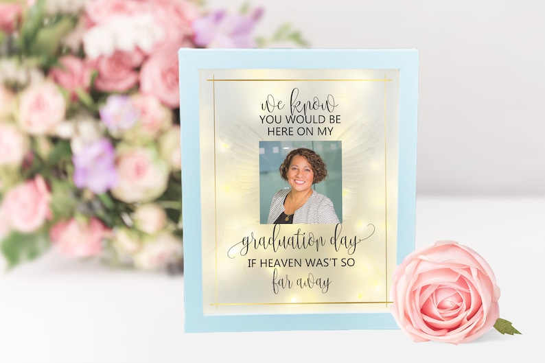 Graduation Memorial Sign for Loss of Loved One Loving Memory - Etsy