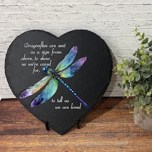 Garden Stone, Temporary Grave Stone for Loss of Loved One, Slate Grave ...