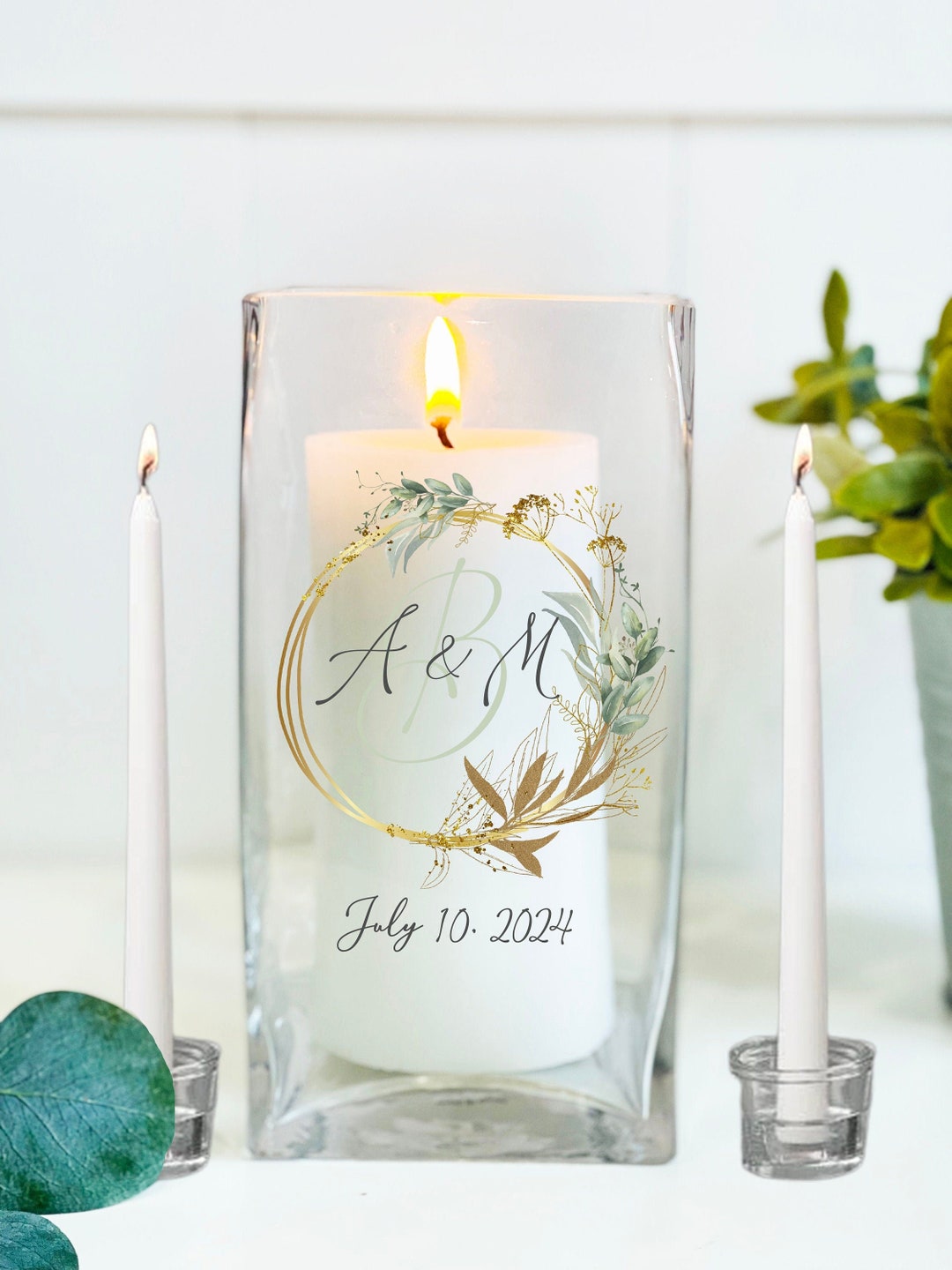 Custom Unity Set for Wedding, Unity Set Personalized, Handmade Unity ...