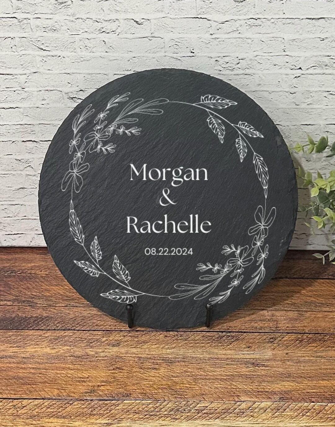 Personalized Garden Stone , Couples Garden Stone, Wedding Gift, Stone ...
