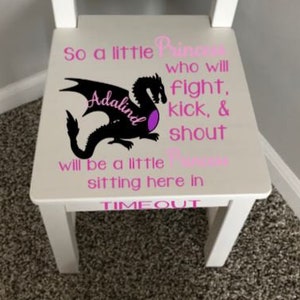 Little Princess Time Out Chair, Naughty Spot, Timeout Kids Chair ...
