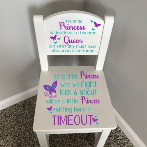 Boys Time Out Chair - Etsy