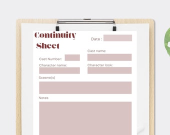 Hair and Makeup Haircut Tracker - LILAC - Film and TV - Downloadable ...