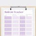 Hair and Makeup Haircut Tracker - LILAC - Film and TV - Downloadable ...