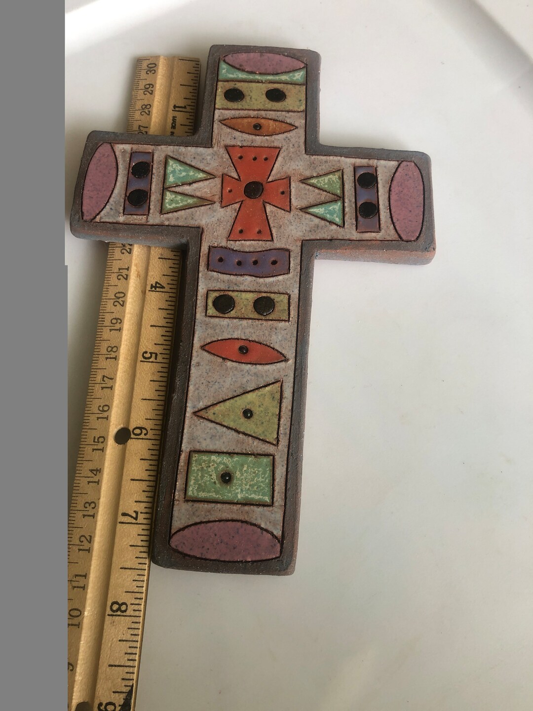 Vintage Clay Cross in Multi Colors##* - Etsy