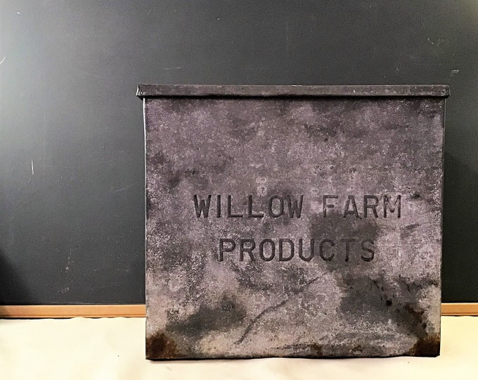 Willow Farm Galvanized Milk Box, Porch Dairy Cooler. - Etsy