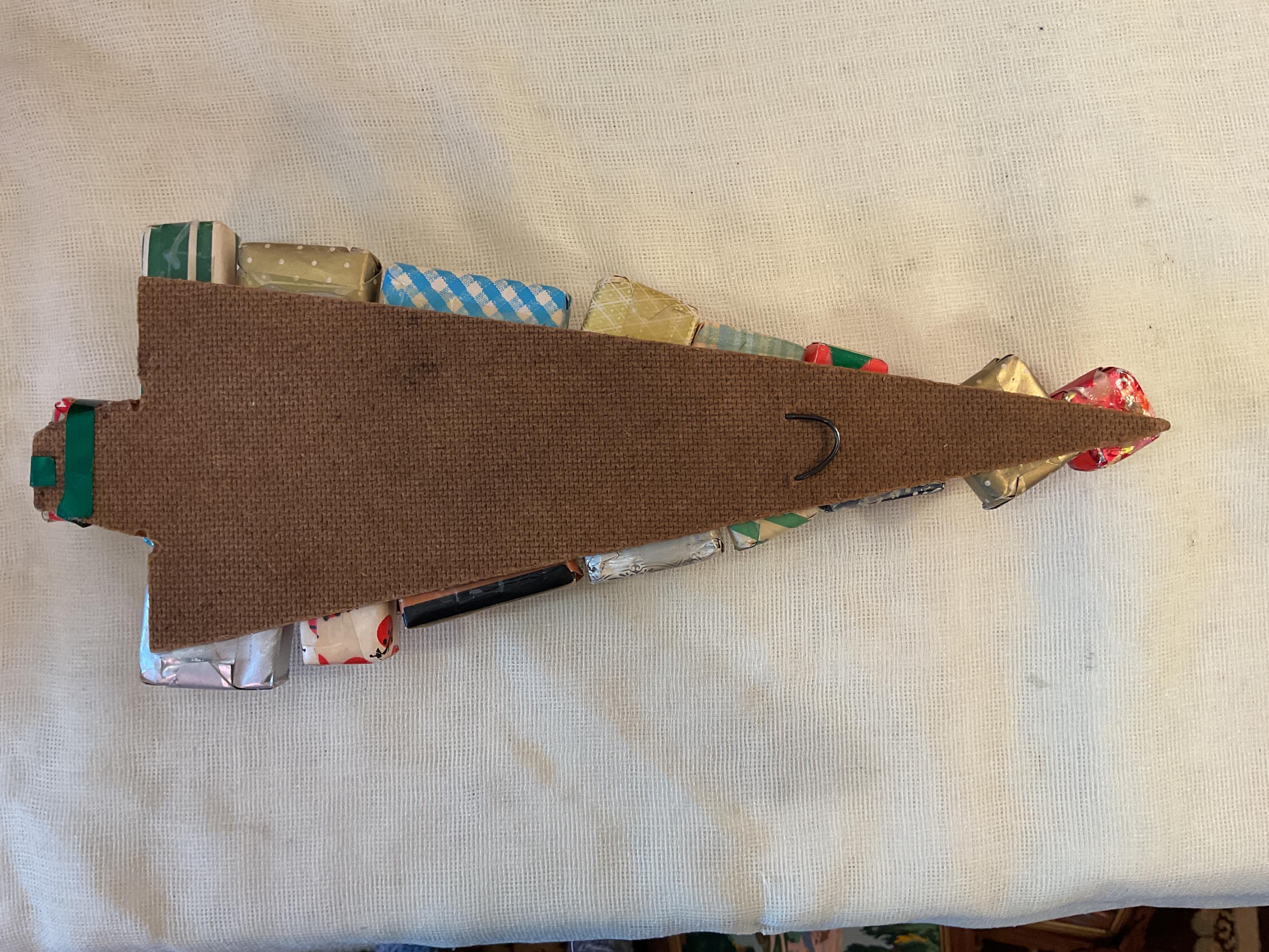 60's Kitschy Christmas Craft Wall Mount Tree - Etsy