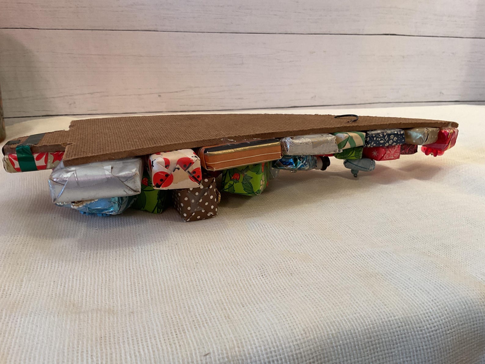 60's Kitschy Christmas Craft Wall Mount Tree - Etsy