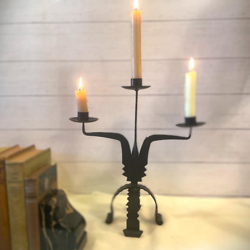 Hand Forged Candelabra - Etsy