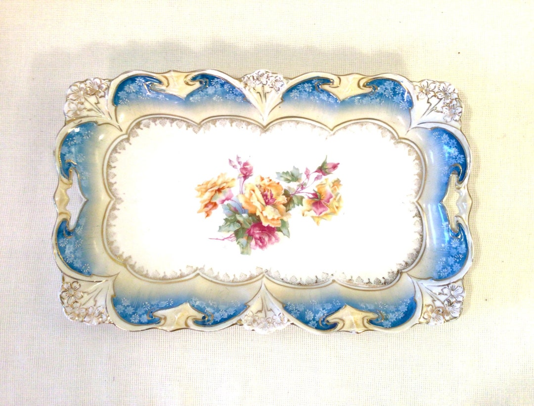 Vintage Ornate Victorian Decorative Dish - Etsy