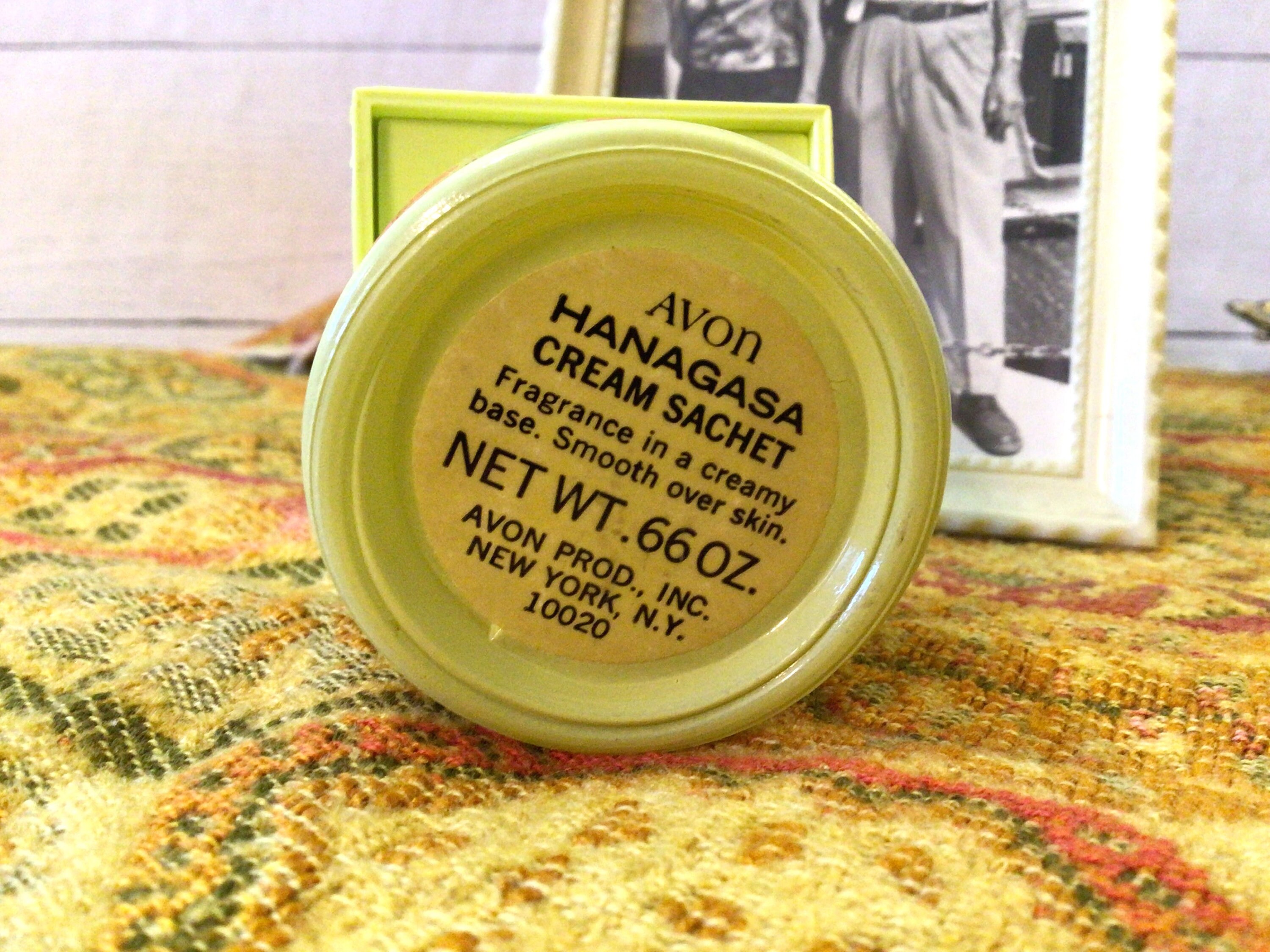 Vintage Avon Cream Sachet Jar, Hanagasa, Empty - Etsy