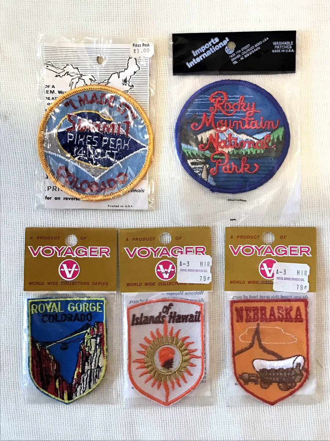 State & Destination Embroidered Patches - Etsy
