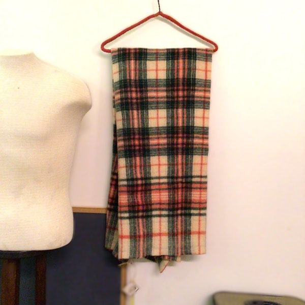 Plaid Wool Throw - Etsy