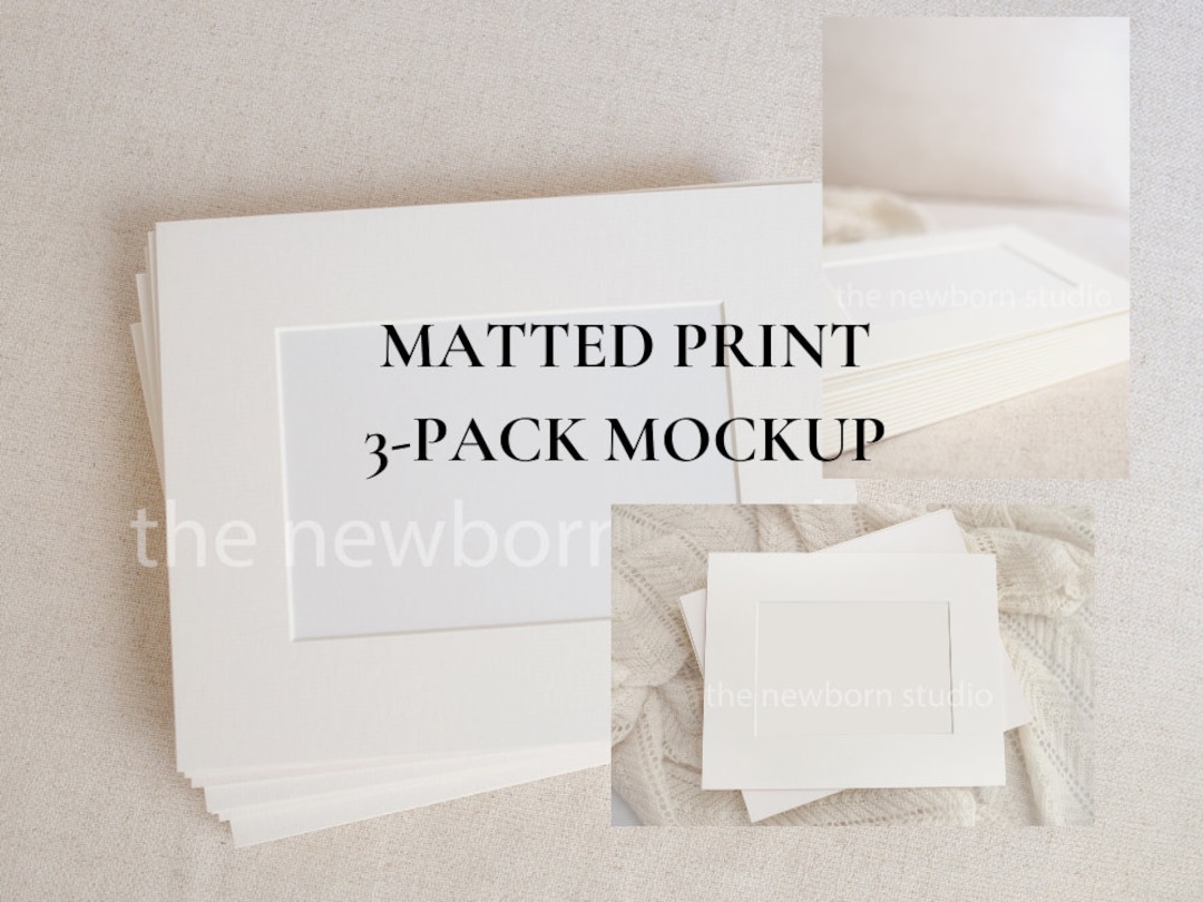 Matted Print Set of 3 Photographic Jpeg Templates, Price List Photo ...