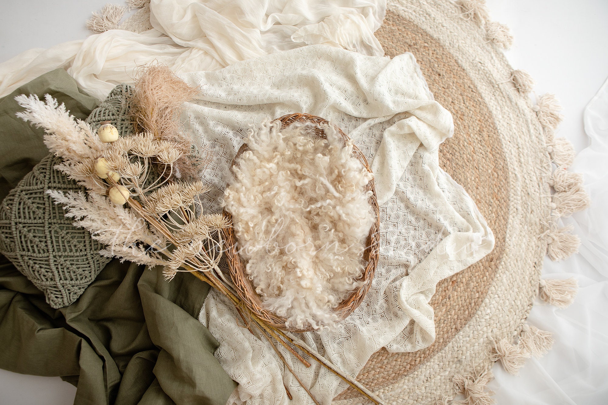 Boho_all the Greens_digital Backdrop - Digital Backdrop for ...