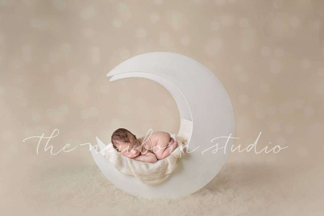Newborn Digital Moon - Moon Digital Image - Moon Prop - Digital ...
