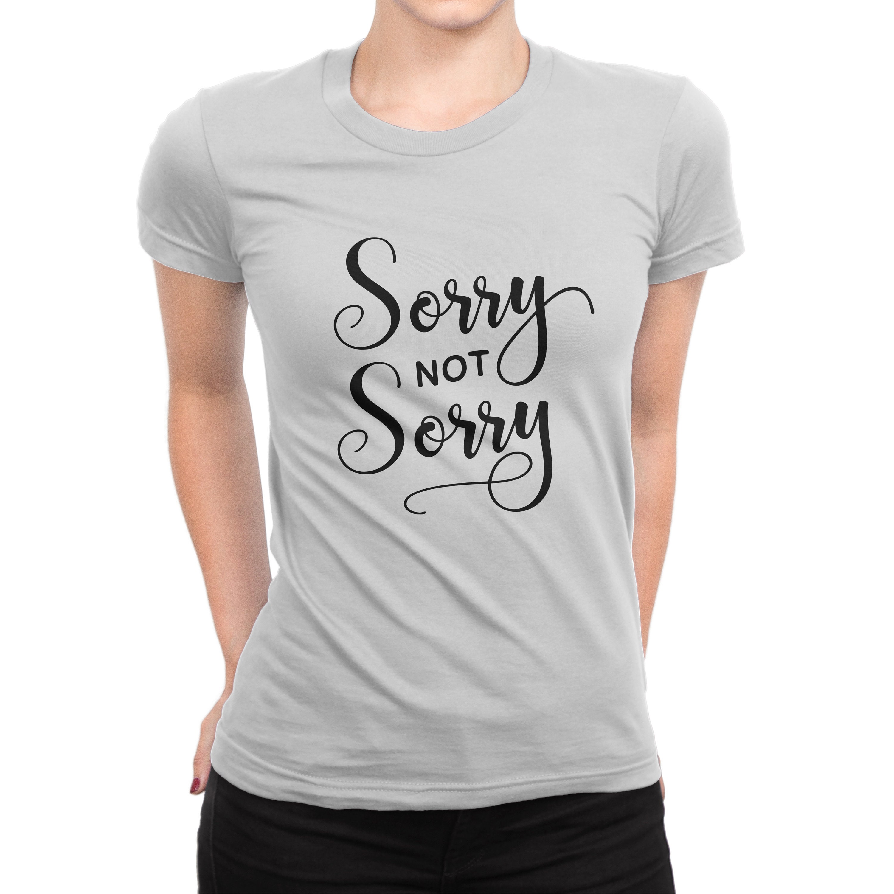Sorry Not Sorry Cutting File SVG Clip Art Dxf Eps Ai Pdf Png - Etsy