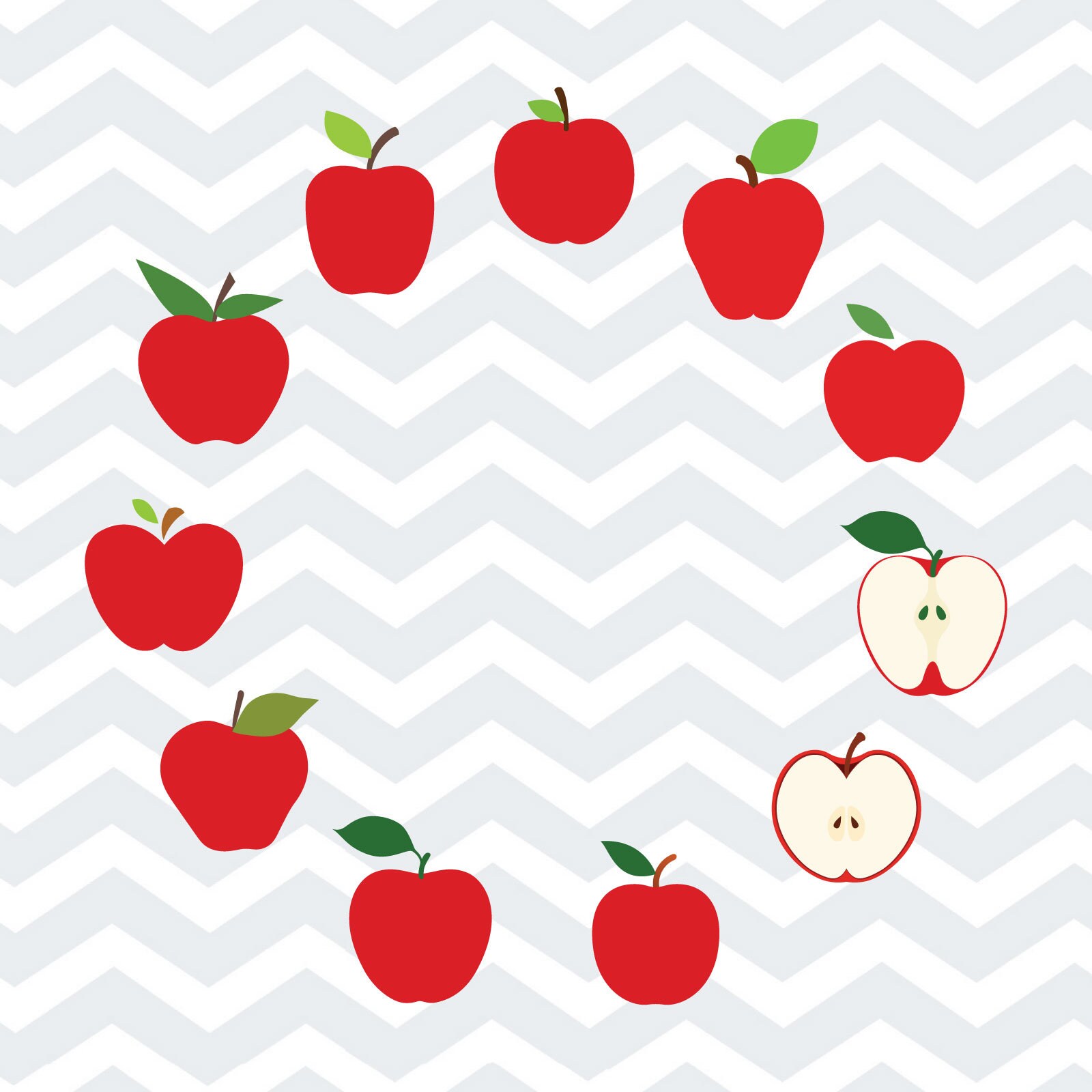 Apple Bundle Cutting File SVG Clip Art Dxf Clipart Eps Pdf Png | Etsy