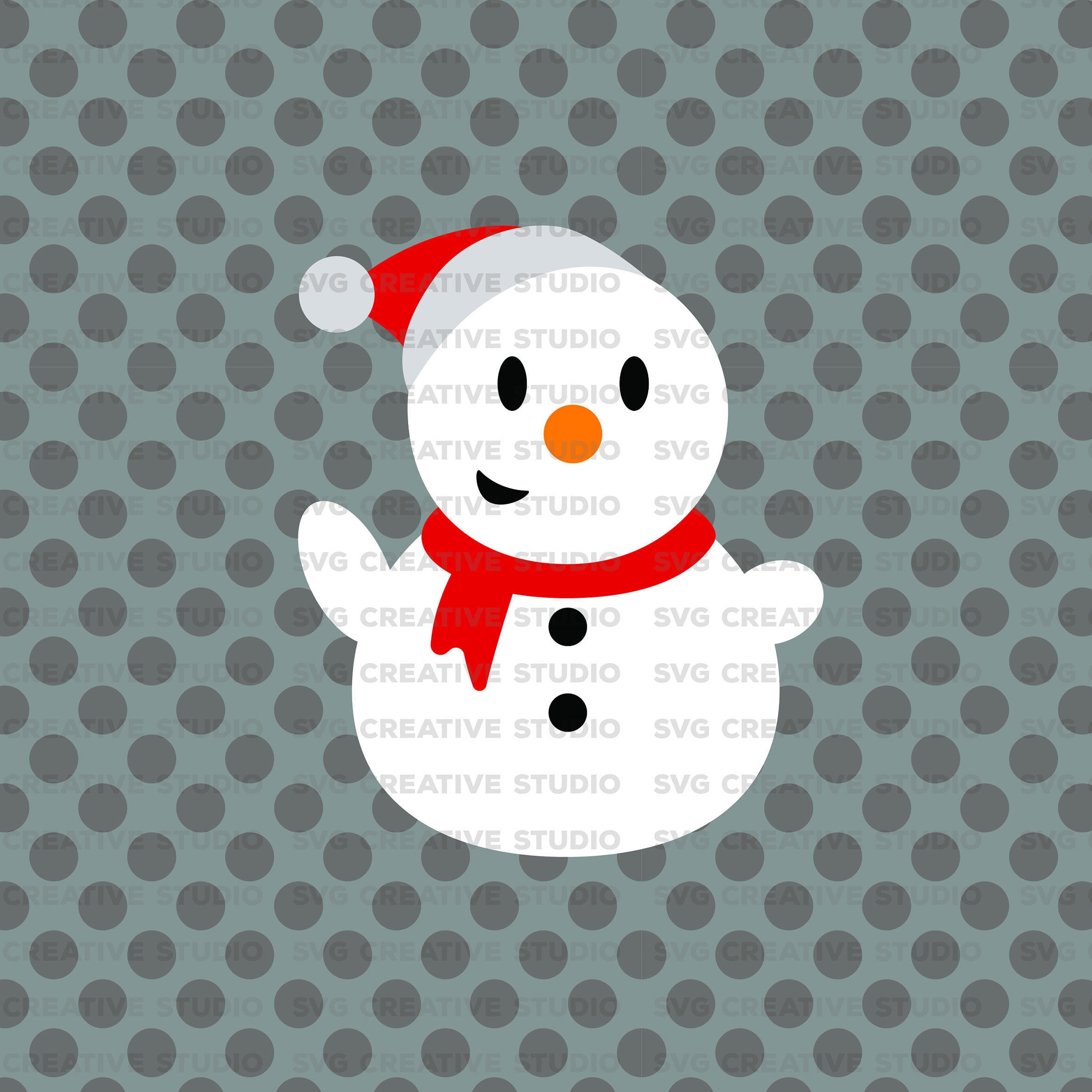 Snowman SVG Christmas SVG Cut file winter Cutting file SVG Dxf | Etsy
