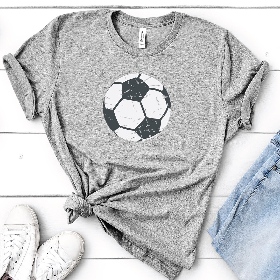 Soccer Ball Distressed Vintage Cutting File SVG Clip Art Dxf Clipart ...