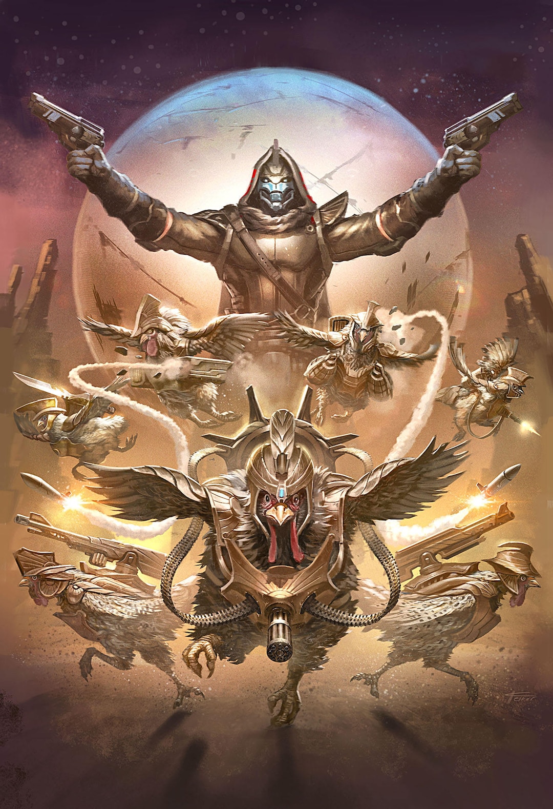 DESTINY - Cayde-6 Chicken Raid - Etsy