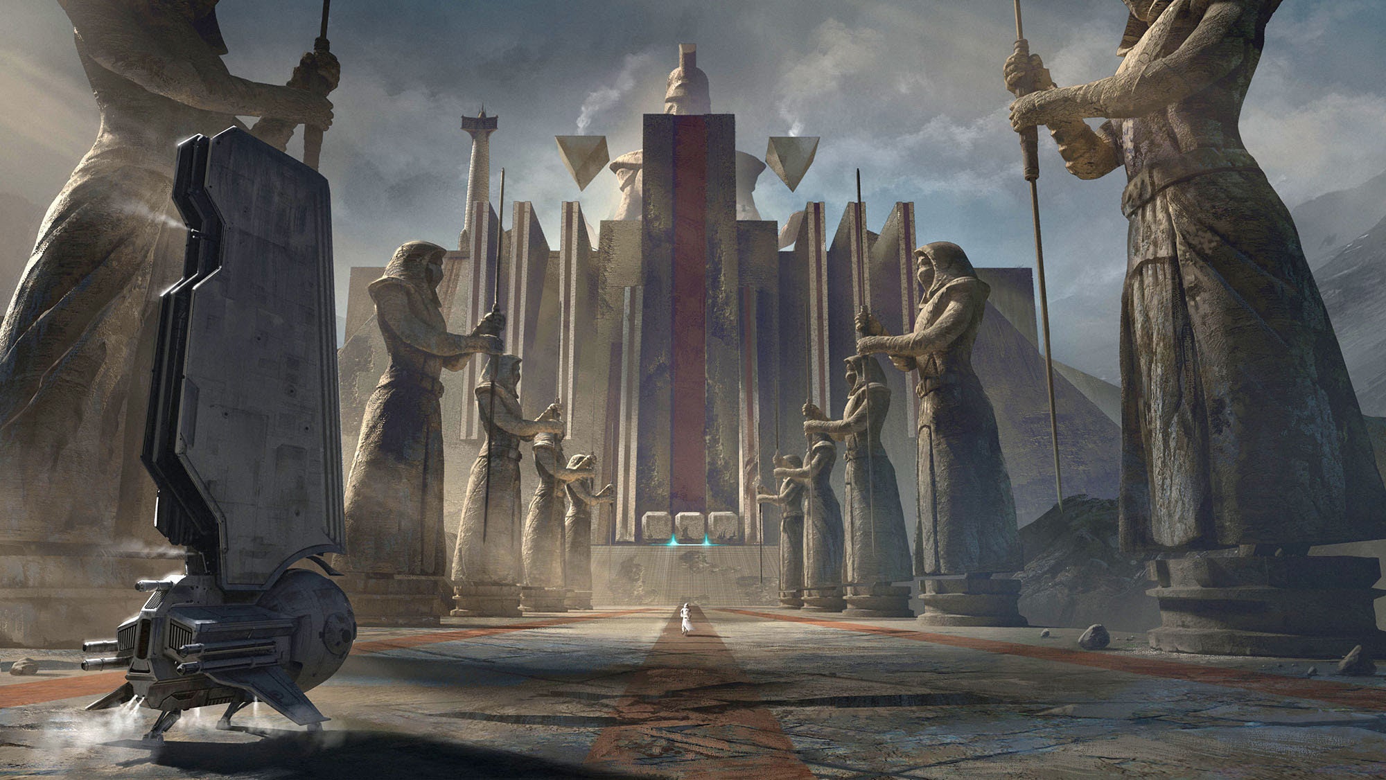 STAR WARS Concept art The Temple - Etsy 日本