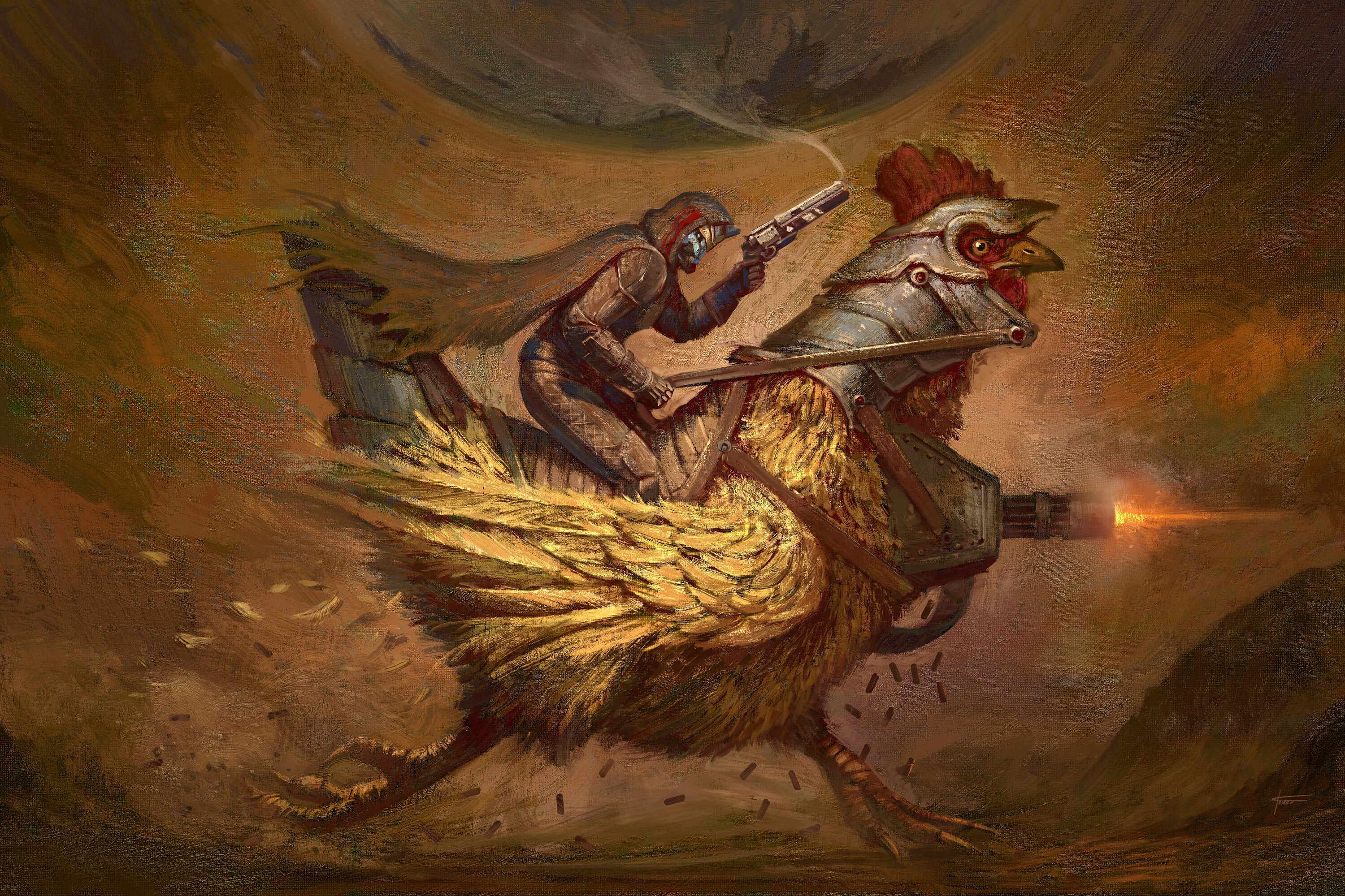 T-SHIRT DESTINY Cayde-6 Chicken Raid 3 | Etsy