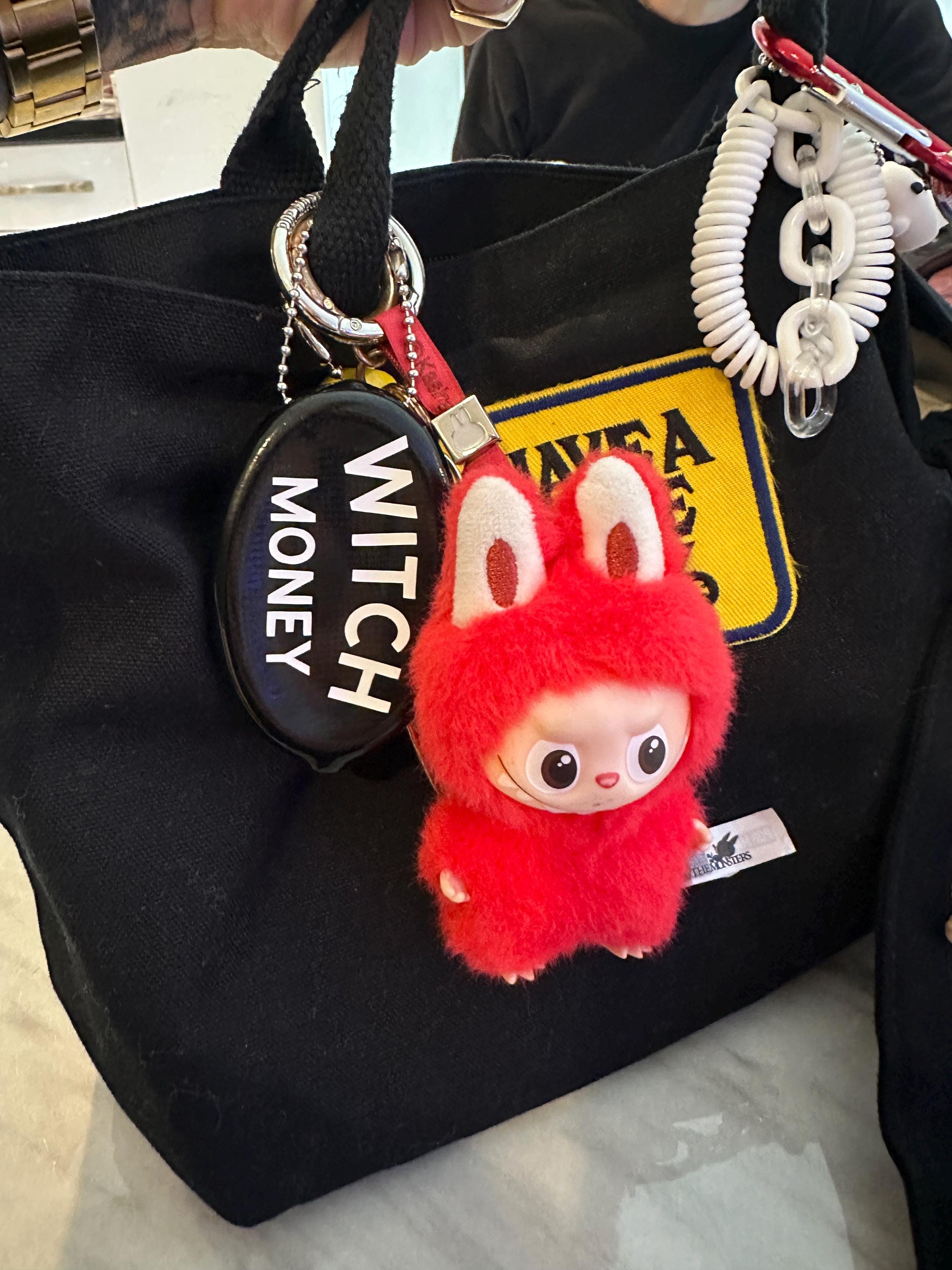 Witch Money Retro Rubber Squeeze Coin Purse Keychain Silicone Coin ...