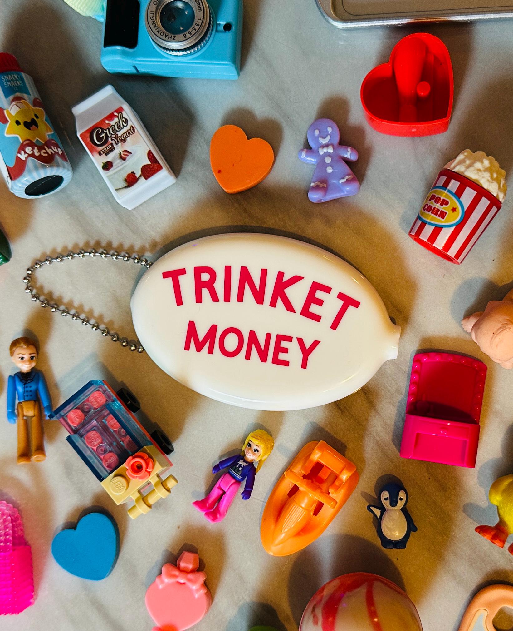 Trinket Money Retro Rubber Squeeze Coin Purse Keychain Silicone Coin ...
