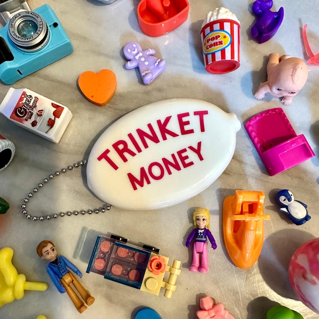 Trinket Money Retro Rubber Squeeze Coin Purse Keychain Silicone Coin ...