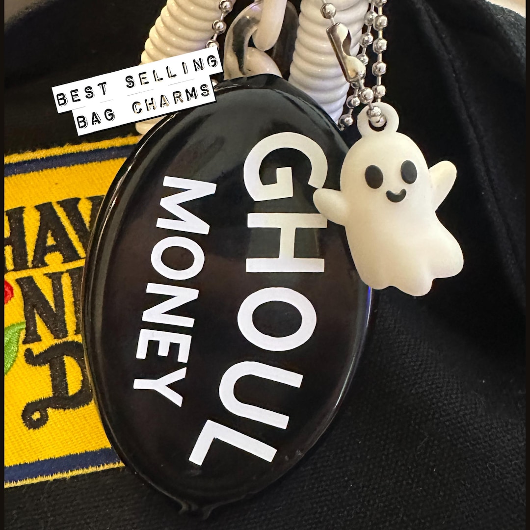 Ghoul Money Retro Rubber Squeeze Coin Purse Keychain Silicone Coin ...