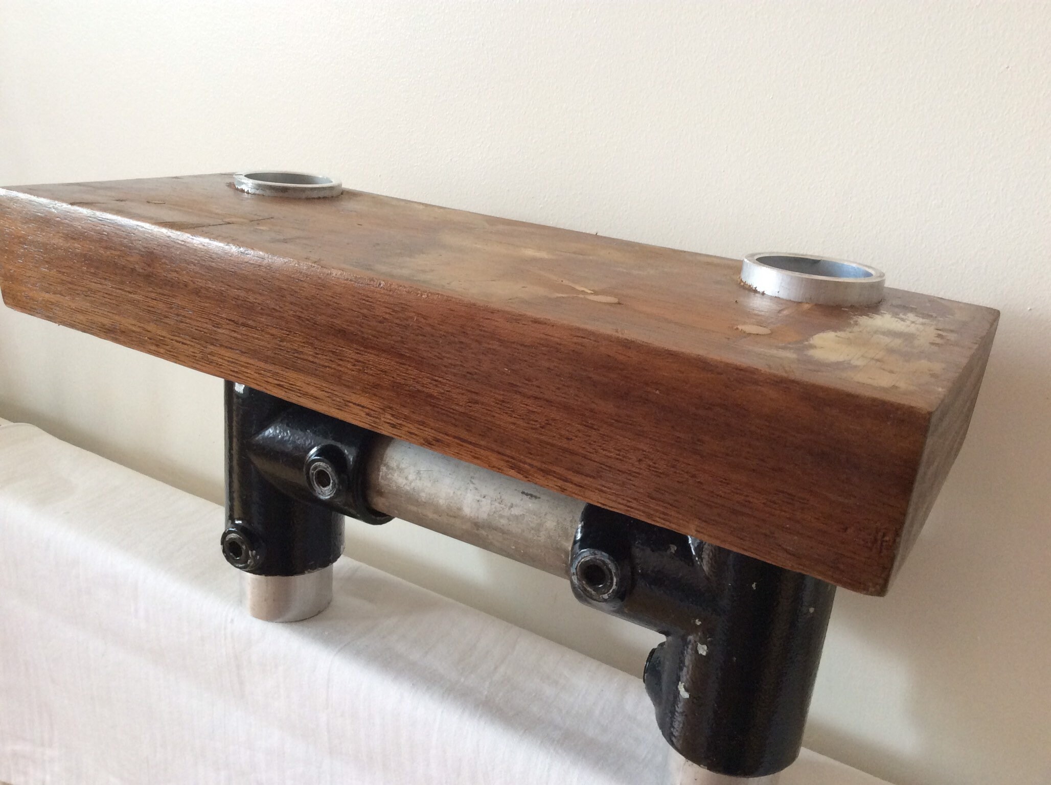 Scaffolding Pole Shelf. Scaffolding Shelf. Reclaimed Wood - Etsy