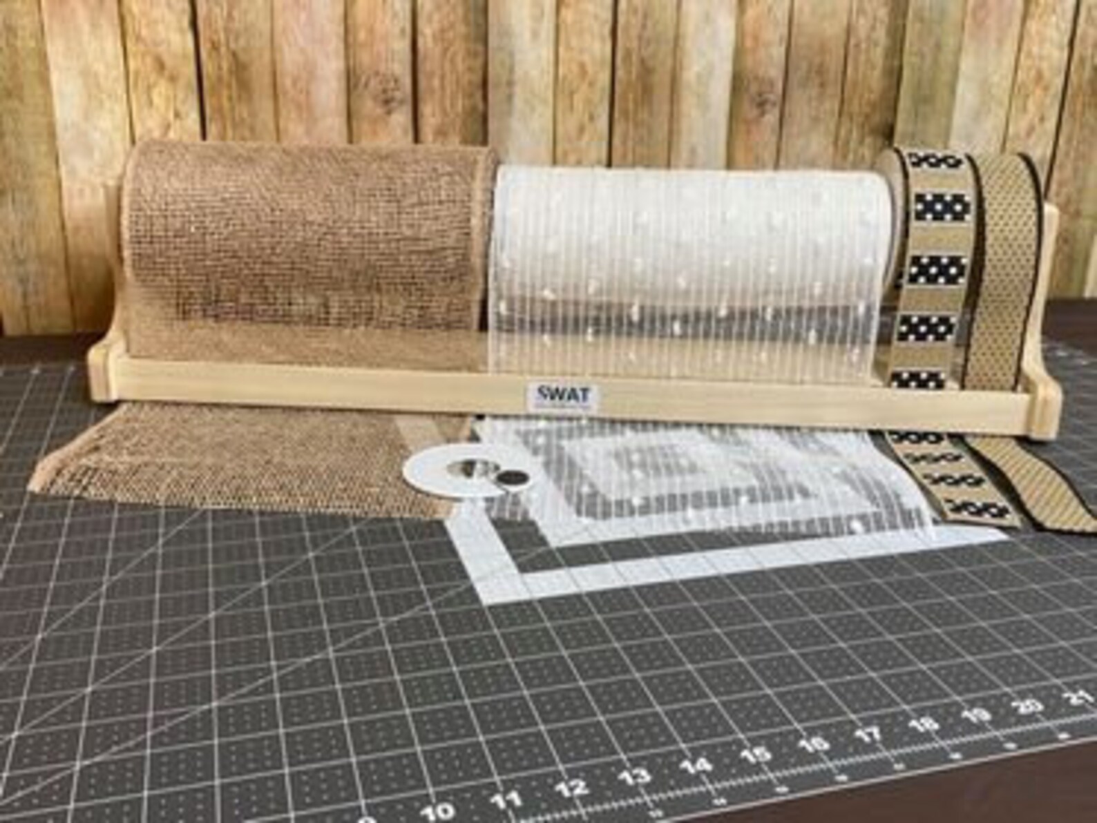 Package of Two, Susie's Original Mesh Roller, Deco Mesh Holder, Deco ...