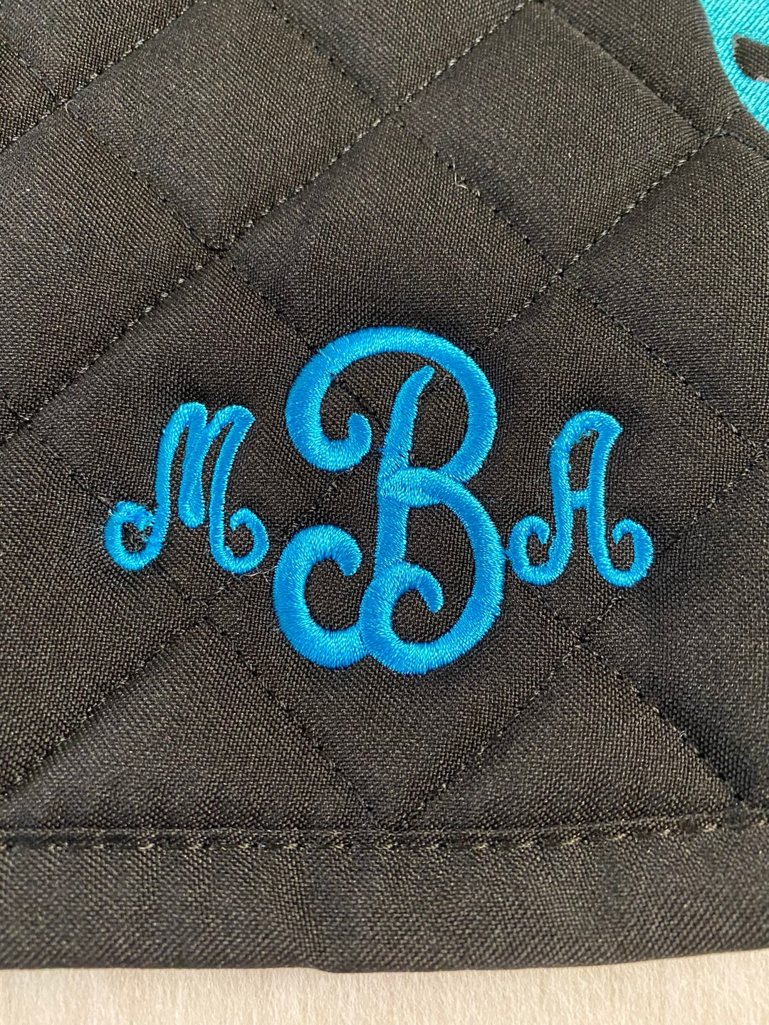 Monogrammed Saddle Pad - Etsy