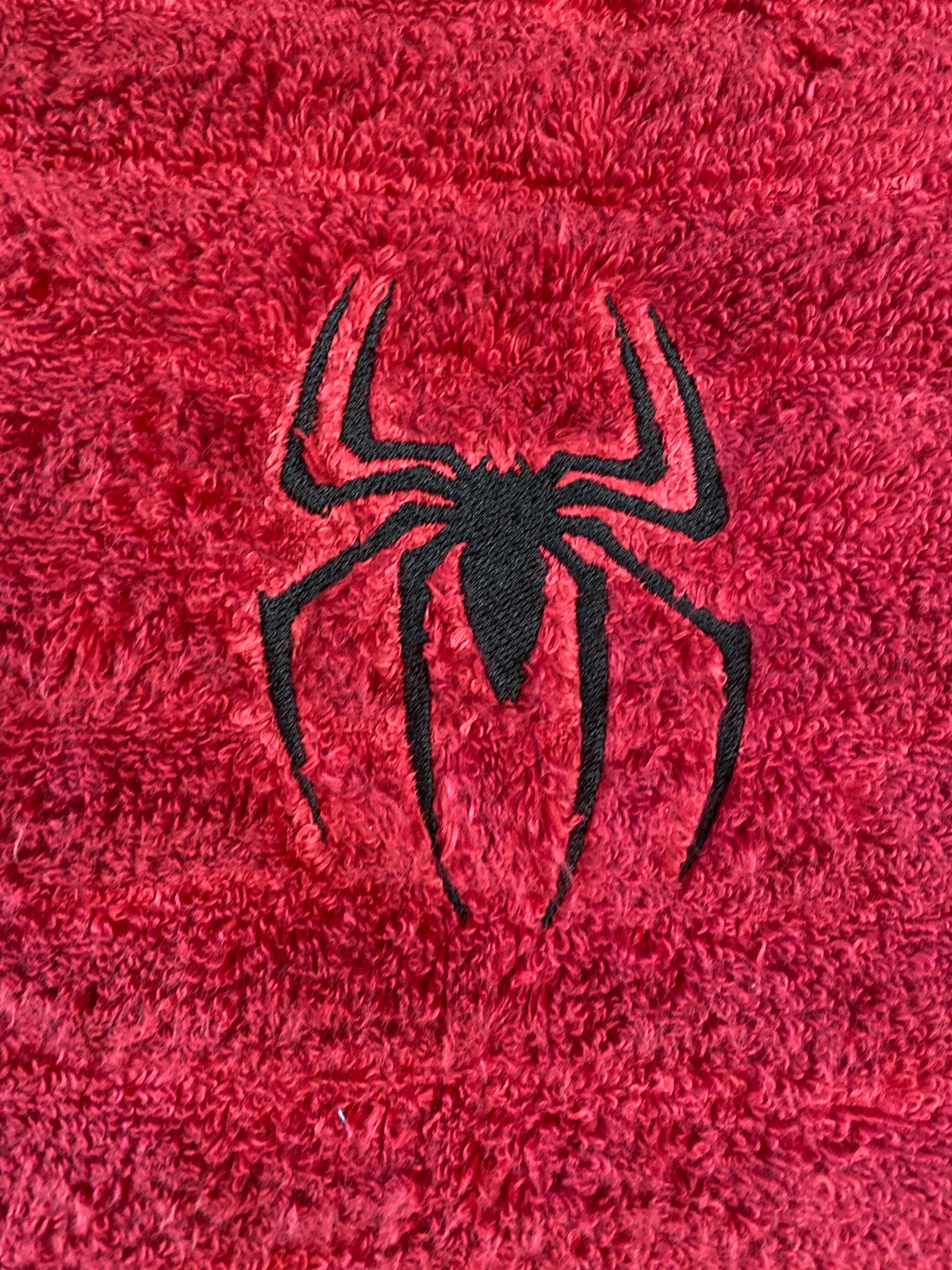 Personalized 2 Piece Spider-man Bath Towels - Etsy