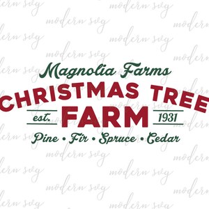 Christmas Tree Farm SVG Vector Sign Christmas SVG - Etsy