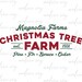 Christmas Tree Farm SVG Vector Sign Christmas SVG - Etsy