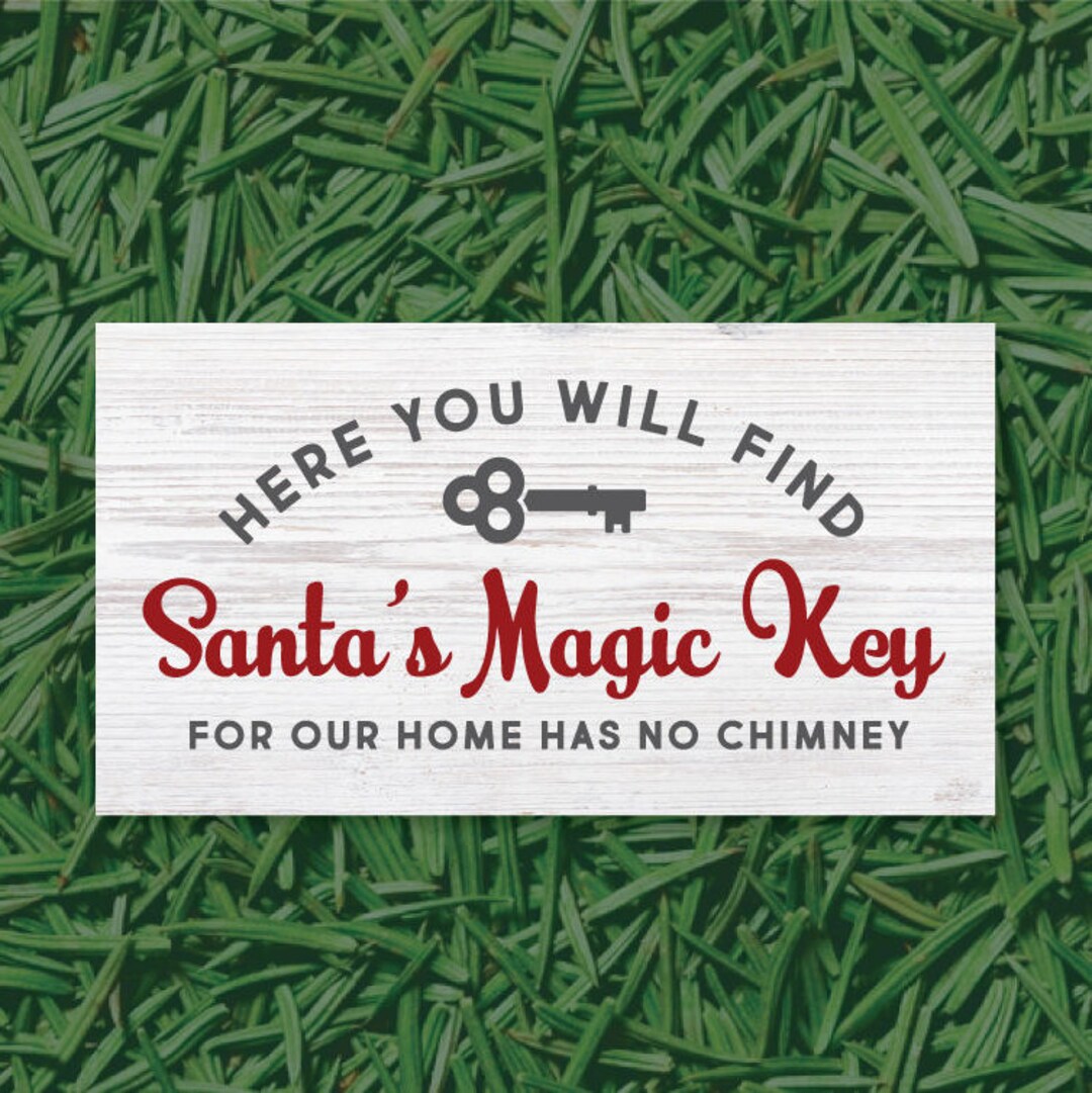 Santa's Magic Key SVG Santa SVG Christmas SVG Christmas - Etsy