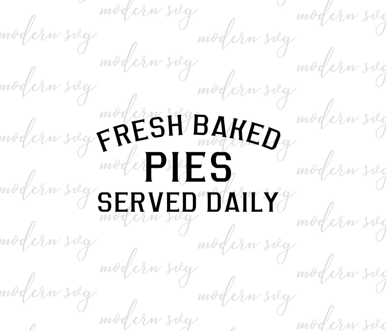 Modern Farmhouse Vector Bakery Stencil Vector SVG Cut | Etsy