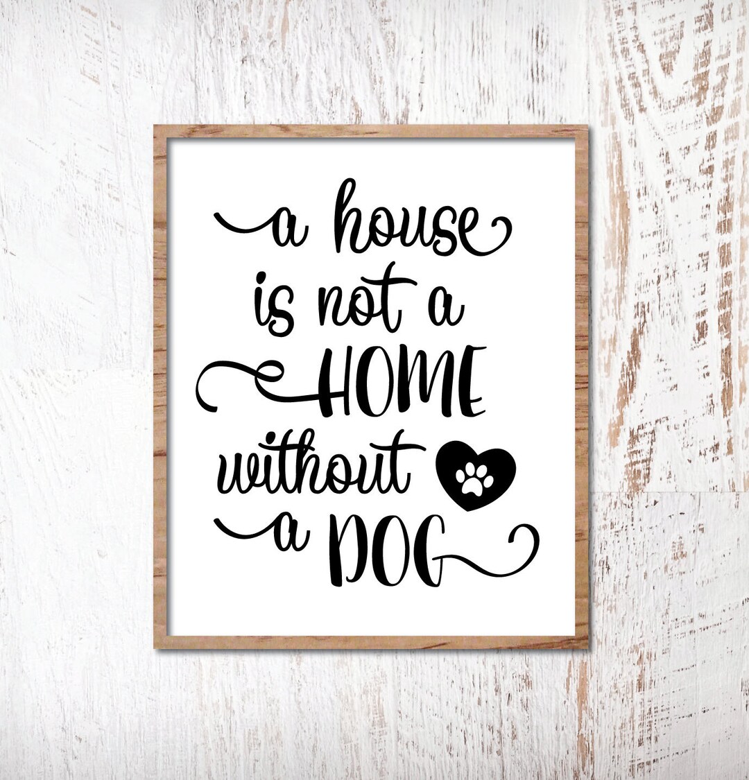 Dog Print Sign, Family Quotes SVG, Modern Farmhouse, Farm Cut File ...