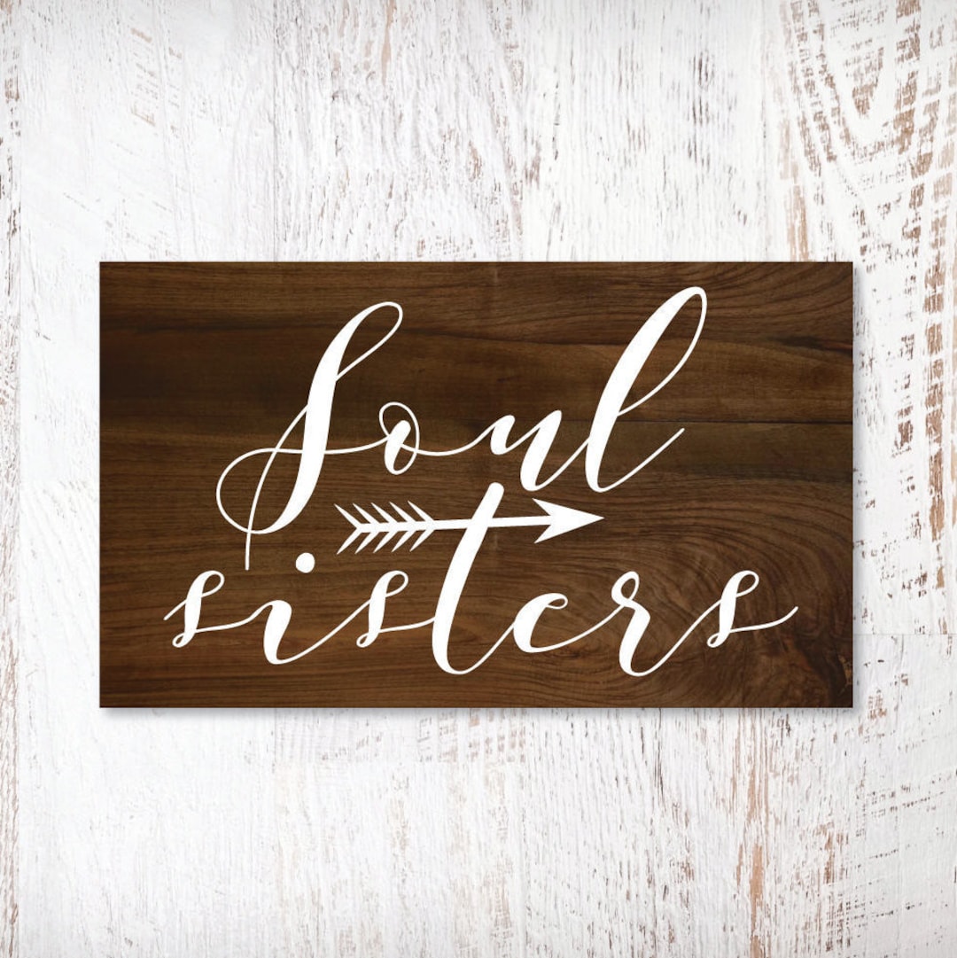 Soul Sisters, Modern Farmhouse Vector, Stencil, Vector, , SVG, Cut File ...