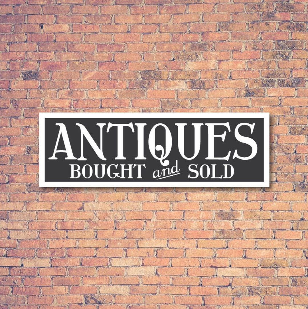 Antiques SVG, Antiques Cut File, Modern Farmhouse Vector, Stencil ...