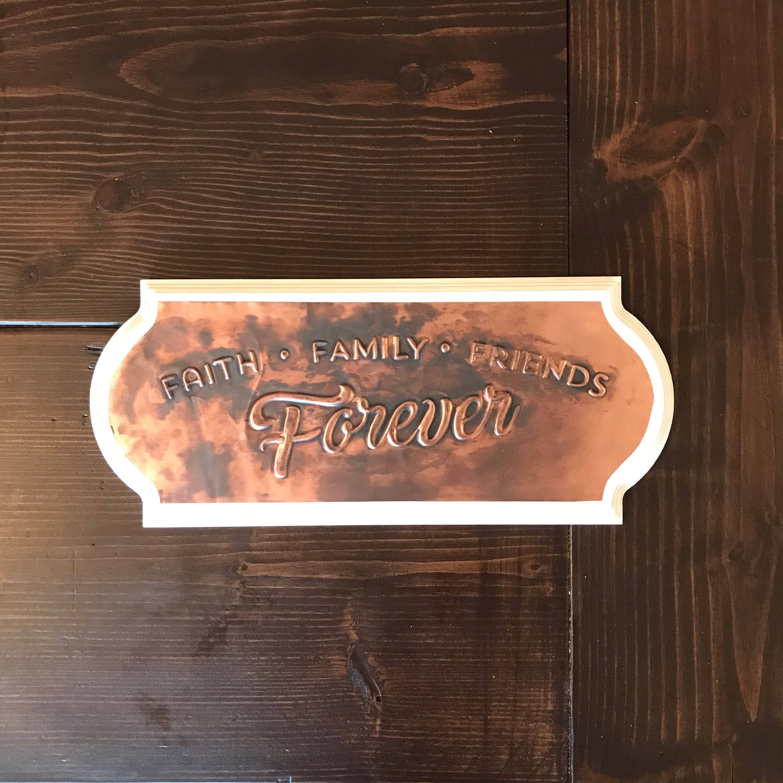Faith Family Friends Plates