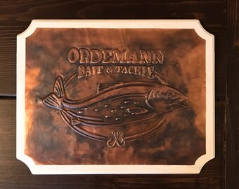 Custom copper sign | Etsy